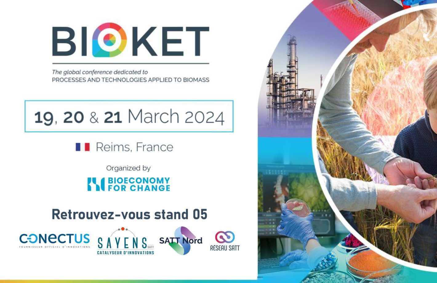Conférence BIOKET du 19 au 21 mars à Reims - Sayens