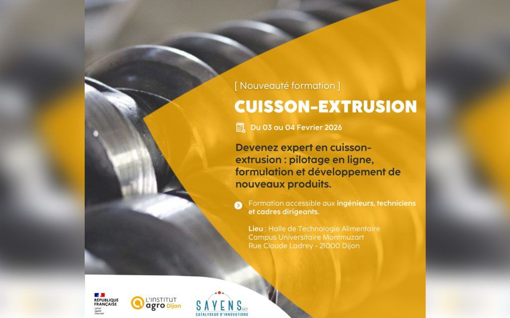 Formation Cuisson-extrusion - Sayens
